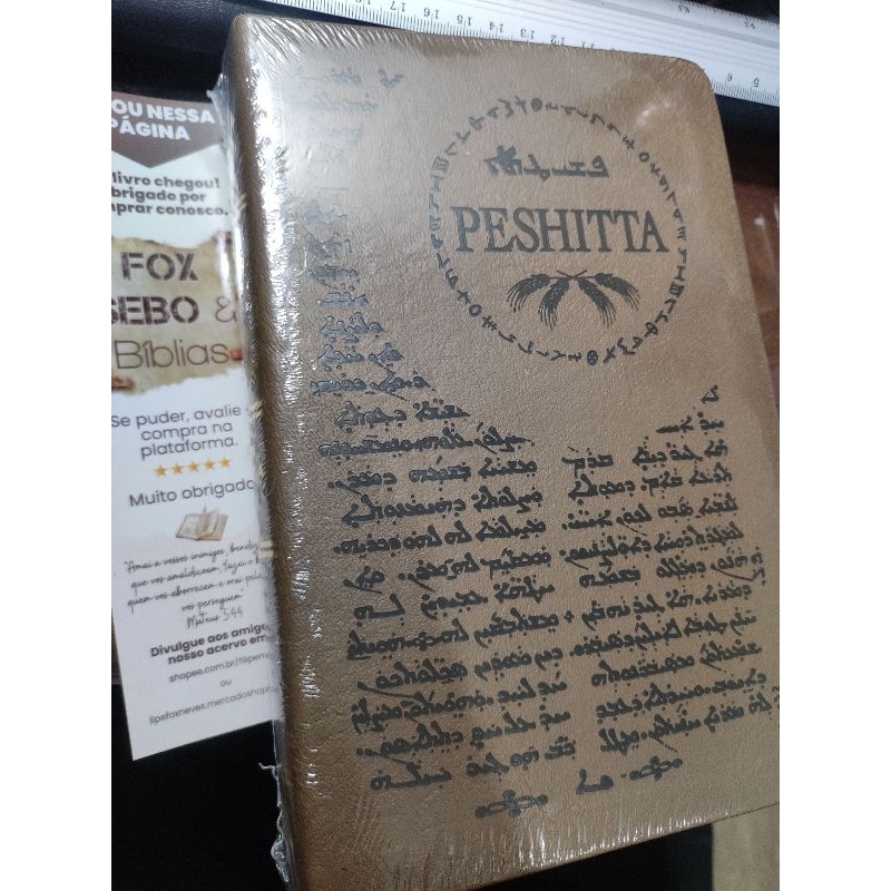 Bíblia Peshitta - Marrom. Nova na embalagem. tradução do aramaico ...