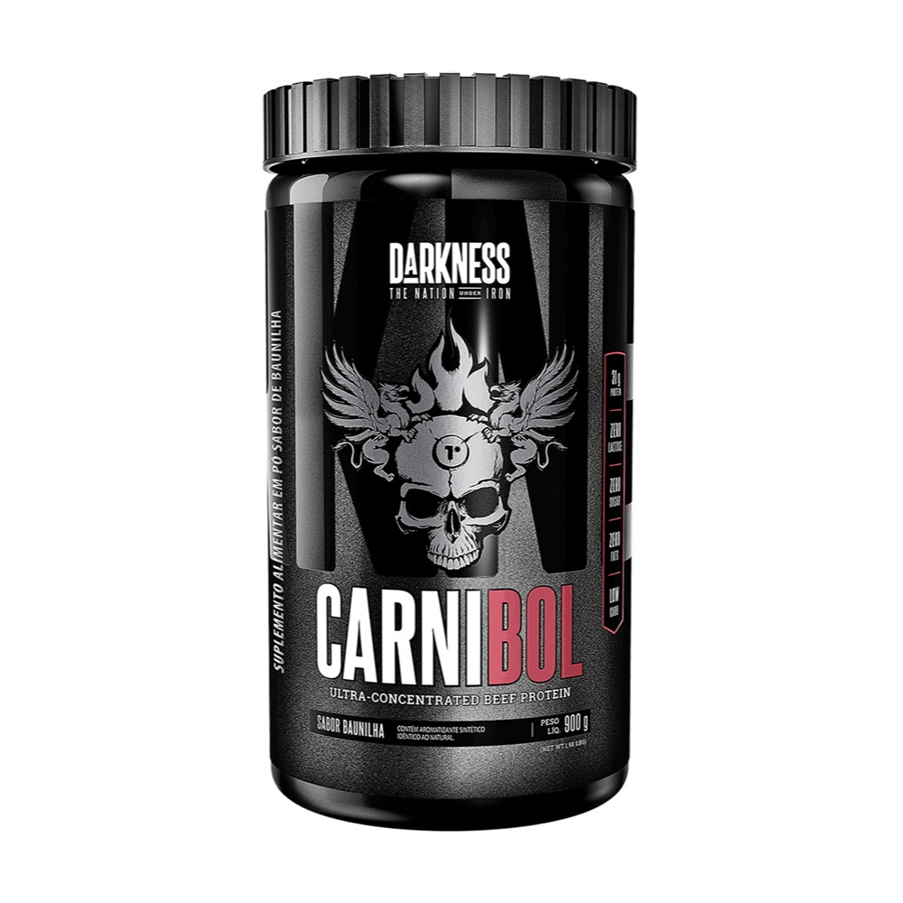 Carnibol Darkness proteina da carne 900g (todos os sabores) | Shopee Brasil