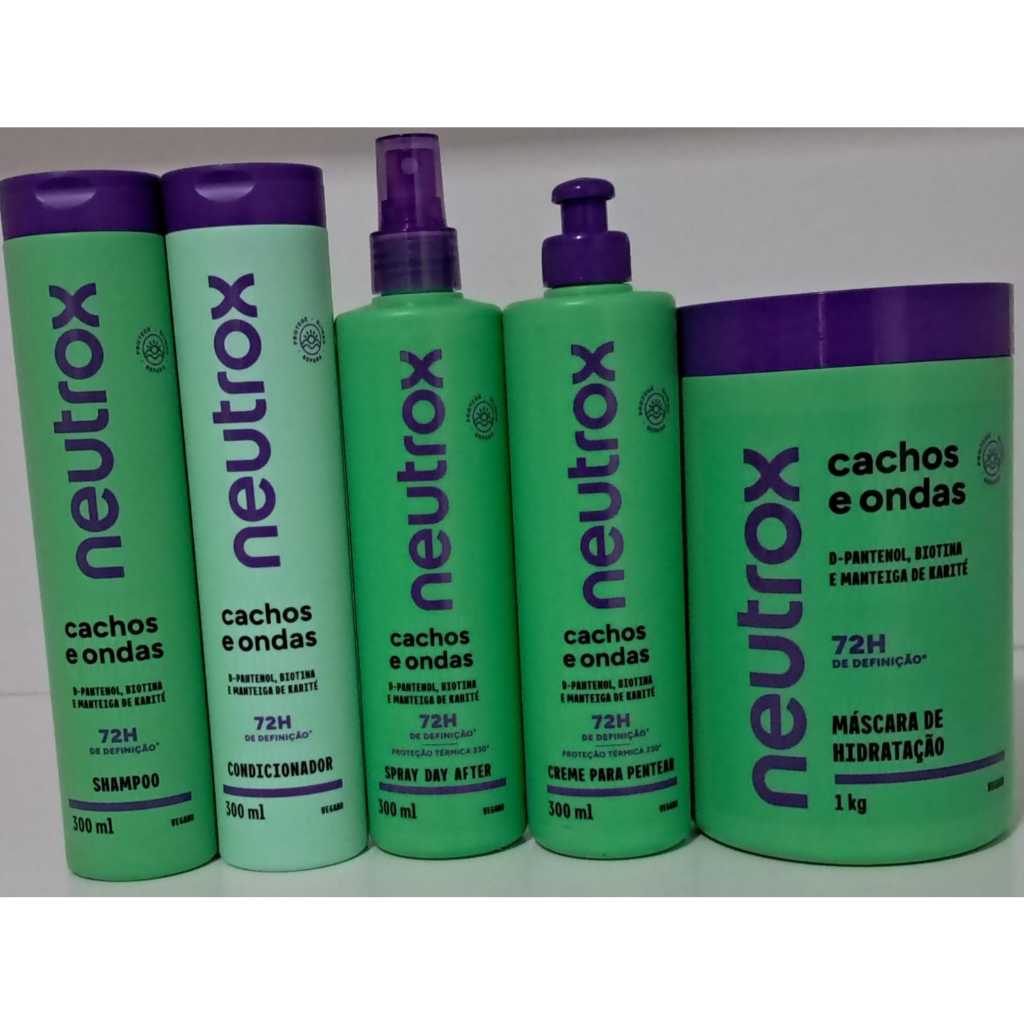 KIT NEUTROX CACHOS E ONDAS 5 PRODUTOS LANÇAMENTO | Shopee Brasil
