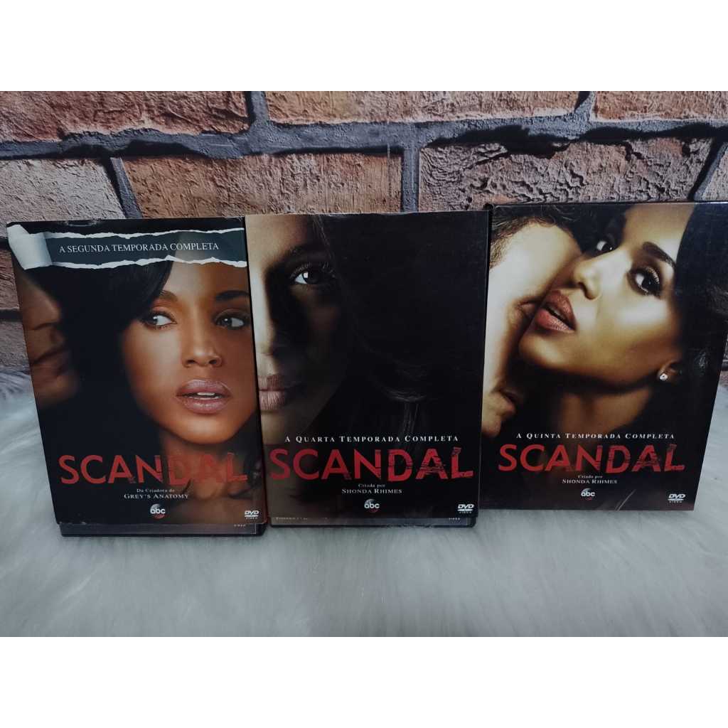 DVDs Scandal Temporadas Segunda,Quarta e Quinta | Shopee Brasil