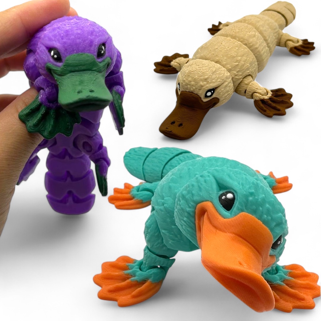 Ornitorrinco Articulado Perry Brinquedo Fidget Toy Educativo Fofo ...