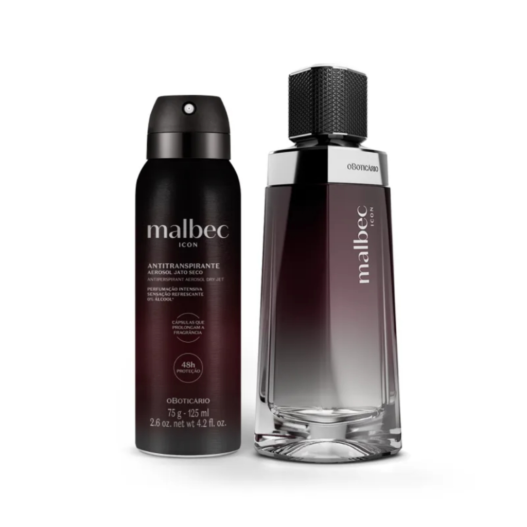 Combo Malbec Icon Perfume 100ml + Desodorante 75g O Boticário | Shopee ...
