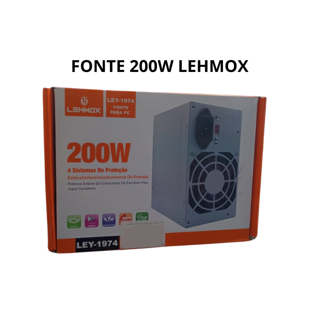 Fonte 4 Sistemas de Proteção 200W LEY-1974 LEHMOX | Shopee Brasil