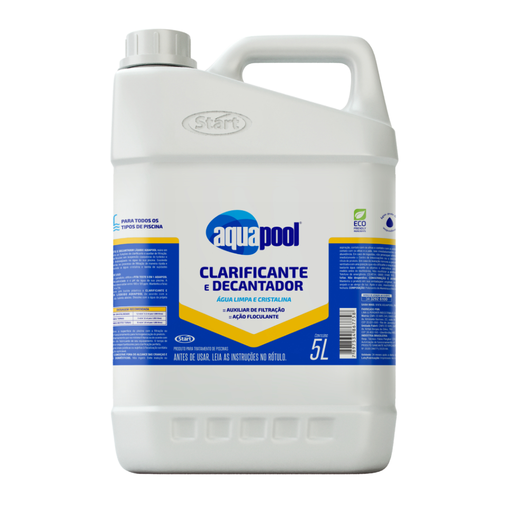 Clarificante e Decantador Aquapool 5L Start | Shopee Brasil