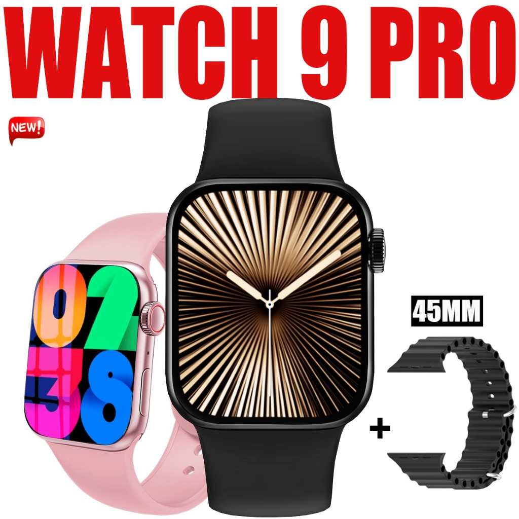 2025 Novo Watch 9 PRO Max Relógio 9 Smart Watch Homens BT Chamada ...