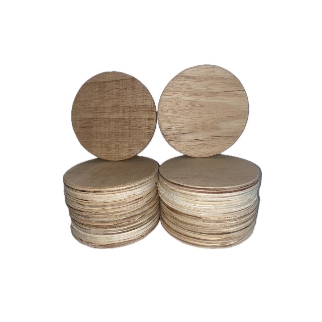 Discos de madeira compensado sumaúma 16 cm artesanato - kit com 20 ...
