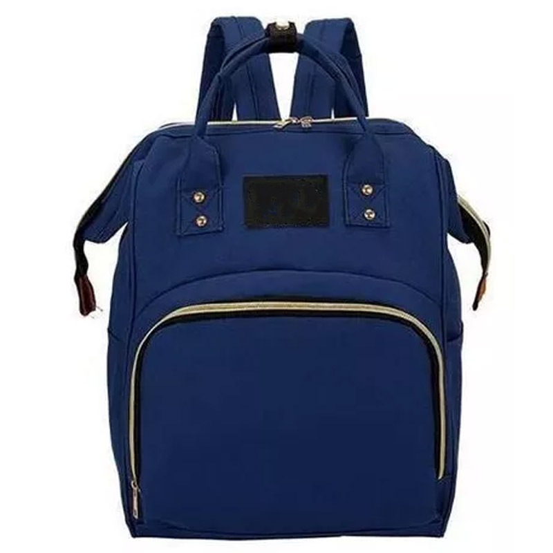 Mochila Mala Bolsa Maternidade Multiuso Multifuncional Mamadeira Azul ...