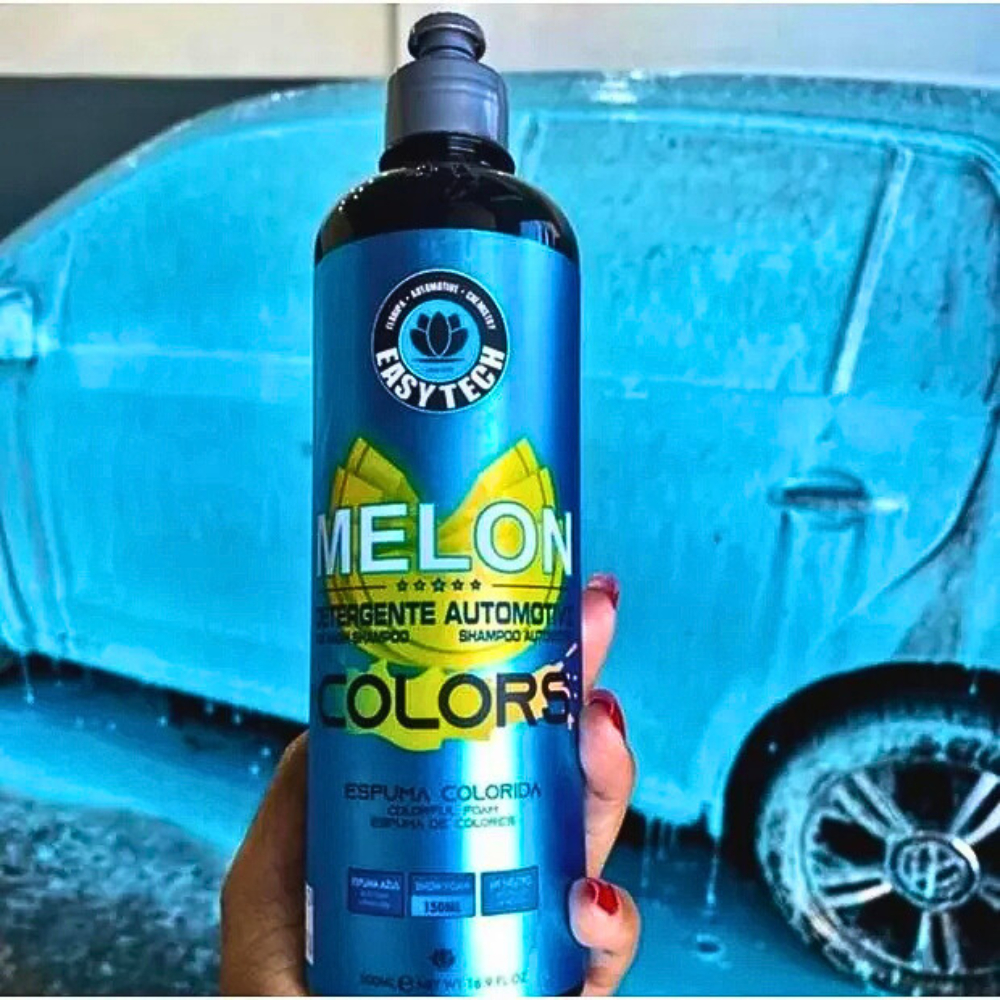 Shampoo Automotivo Lava Auto Melon Colors Espuma Azul Alto Rendimento ...
