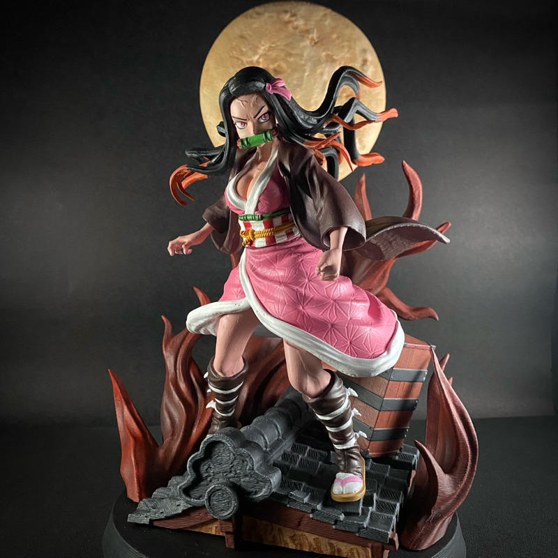 Action figures 3d kimetsu no yaba,Nesuko | Shopee Brasil