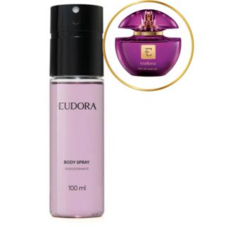 Indulgent Edp Roxinho Eudora Body Spray 100ml | Shopee Brasil