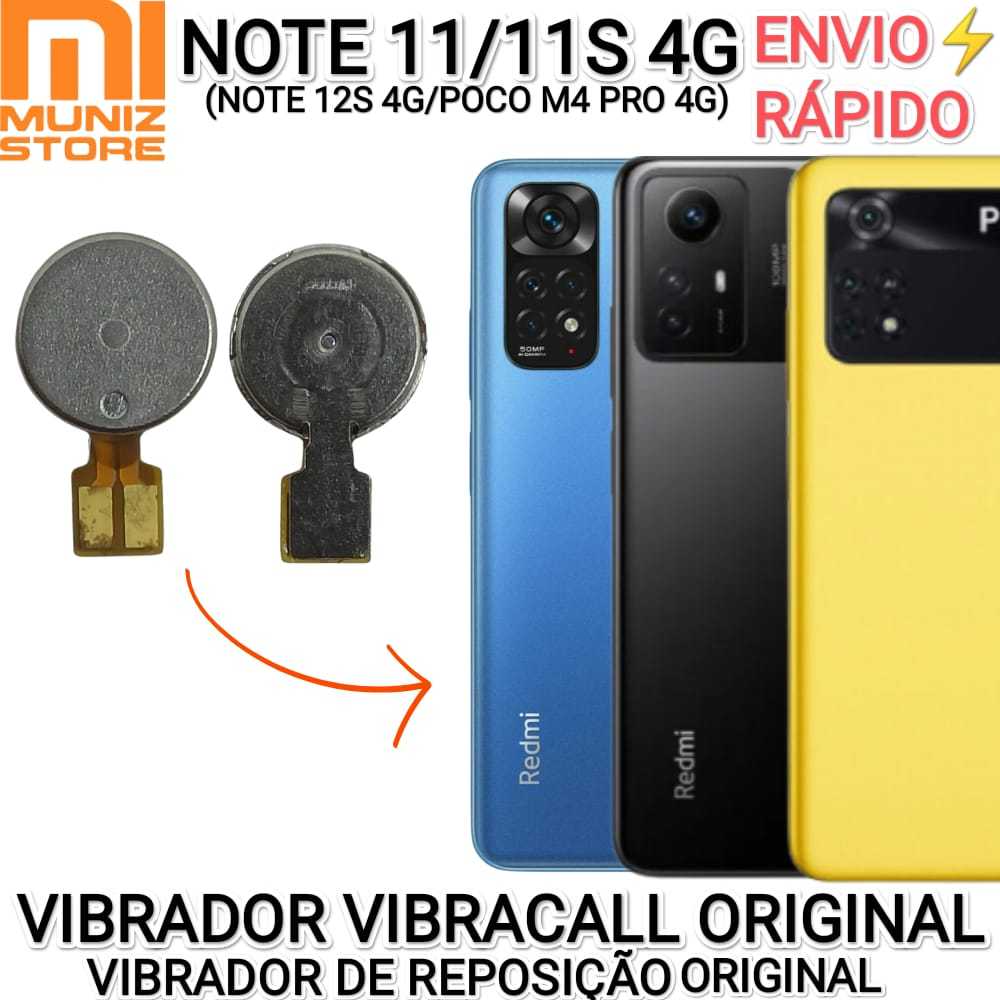 Vibracall Redmi Note 11 4G/11S/12S 4G/ Poco M4 Pro 4G Vibrador Original ...