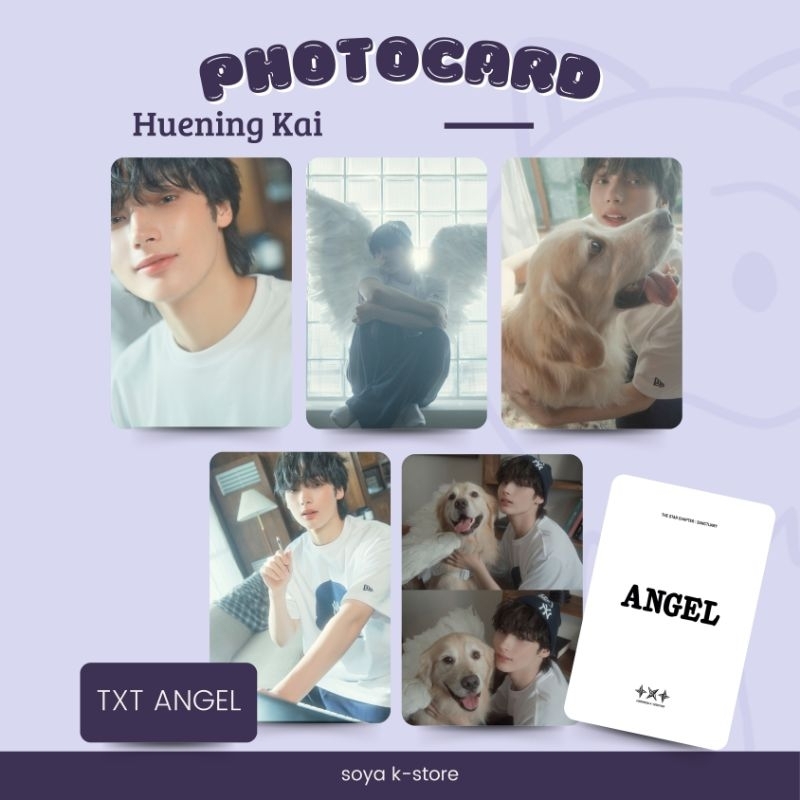 PHOTOCARDS TXT SANCTUARY ANGEL - TOMORROW BY TOGETHER - MOA | Shopee Brasil