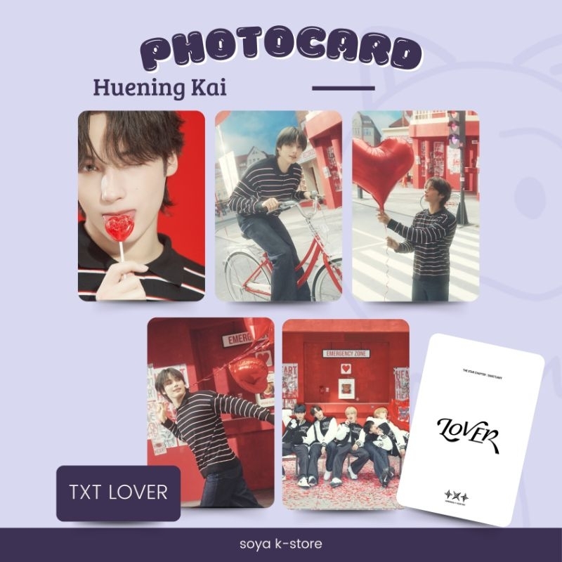 PHOTOCARDS TXT SANCTUARY LOVER - TOMORROW BY TOGETHER - MOA | Shopee Brasil