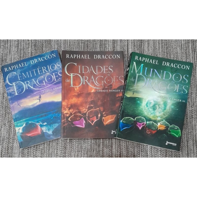 Legado Ranger 1 ao 3 - Mundo de Dragões - Raphael Draccon | Shopee Brasil