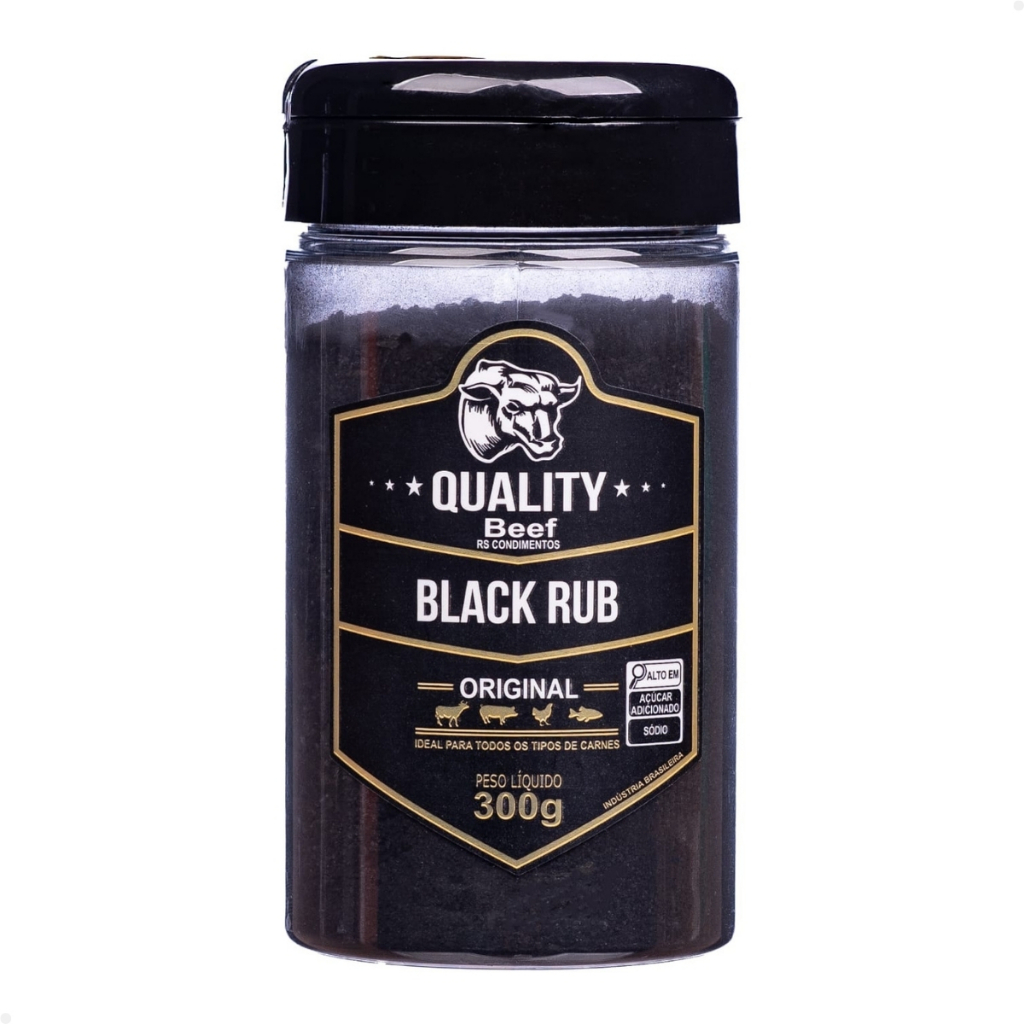 Black Rub Original 300g Quality Beef - Sal Preto para Churrasco ...