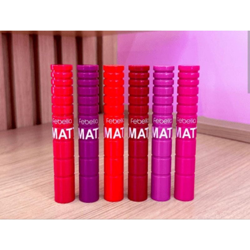 Batom Matte líquido febella. | Shopee Brasil