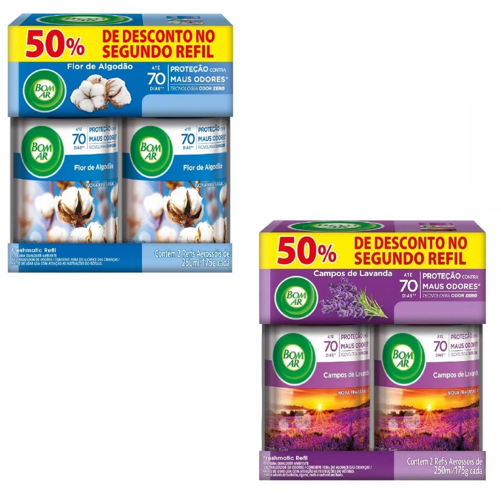 Bom Ar Freshmatic Spray Automático Refil 250ml | Shopee Brasil