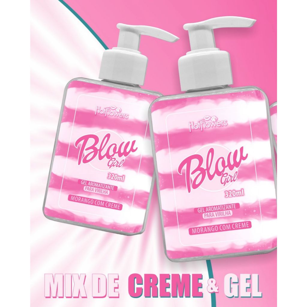 Blow Girl Gel Creme Aromatizante Beijável | Shopee Brasil