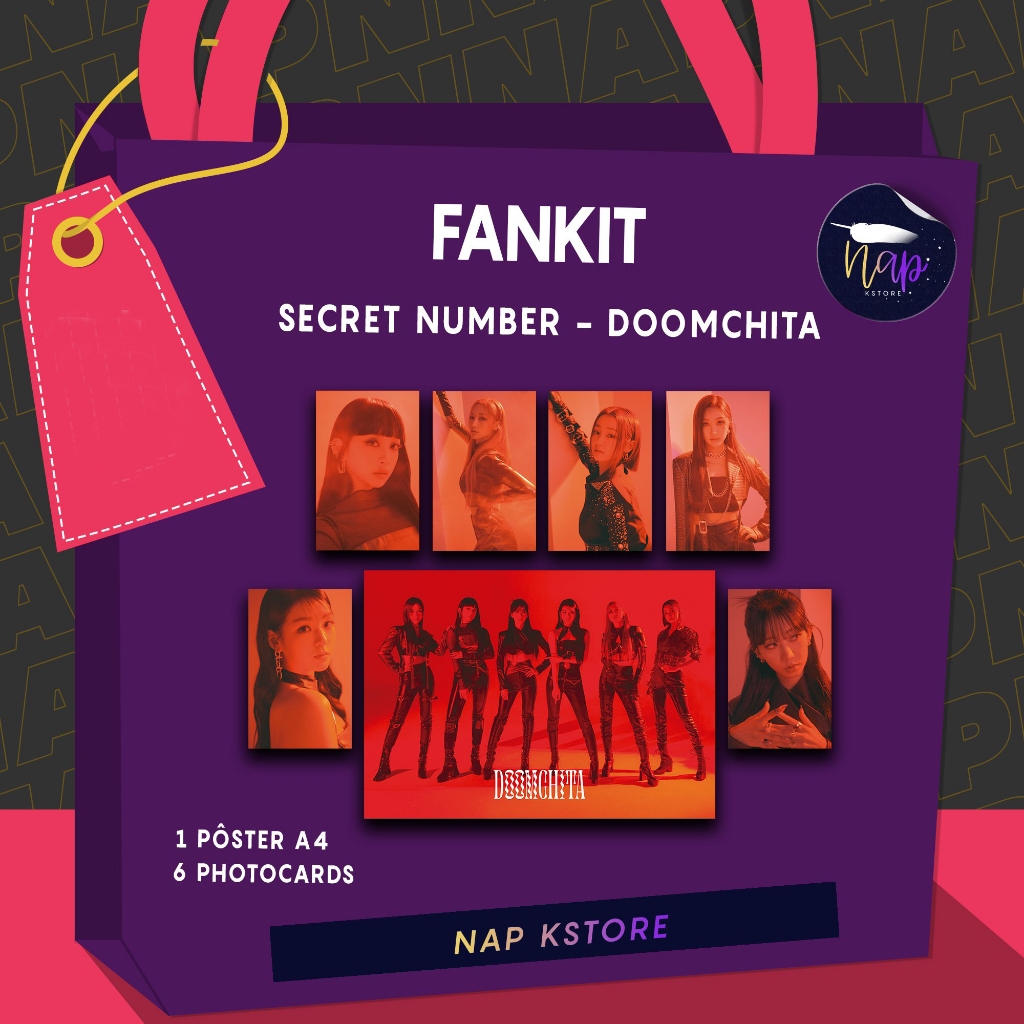FANKIT FANMADE SECRET NUMBER - DOOMCHITA / Photocard/Pôster | Shopee Brasil