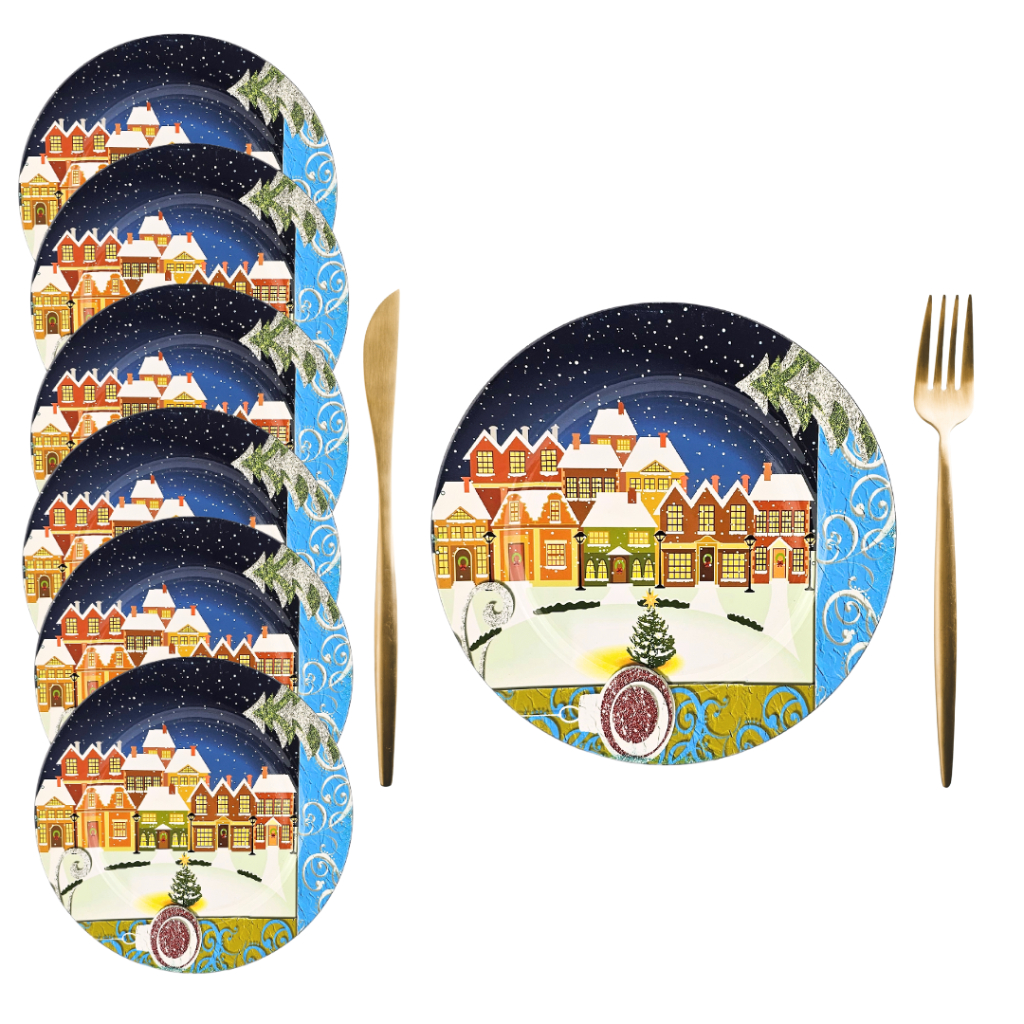 06 Sousplat Supla Soupla Suplat Para Mesa Posta Decorado Casa Natal ...