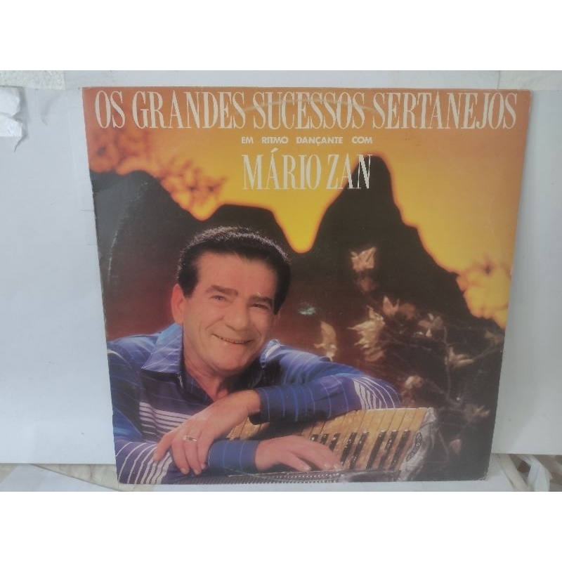 lp Vinil Mario Zan os grandes sucessos sertanejos | Shopee Brasil