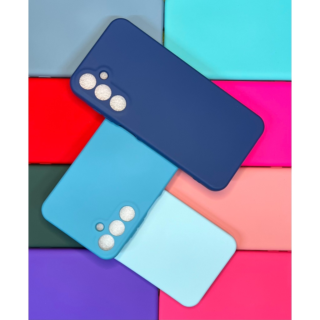 Kit capa + película de vidro 3D Samsung Galaxy A16 5G Ou apenas capinha silicone Aveludado ...