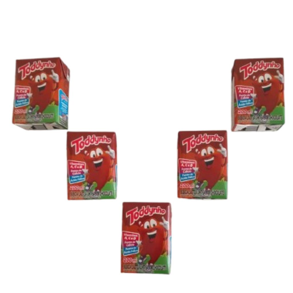 Kit Toddynho 200ml Pacote Com 5 Un Toddy Achocolatado Todinho | Shopee ...