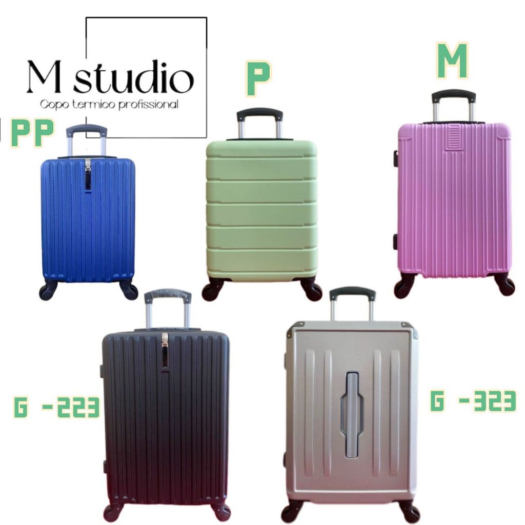 Mala de viagem De Bordo Abs Giro 360° Cadeado 7KG--12KG | Shopee Brasil