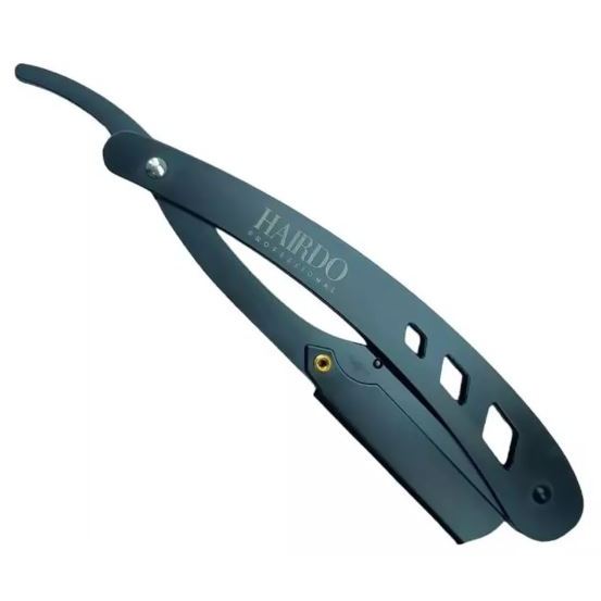 Navalha Navalhete Preta P/ Barbeiro Aço Inox Profissional | Shopee Brasil