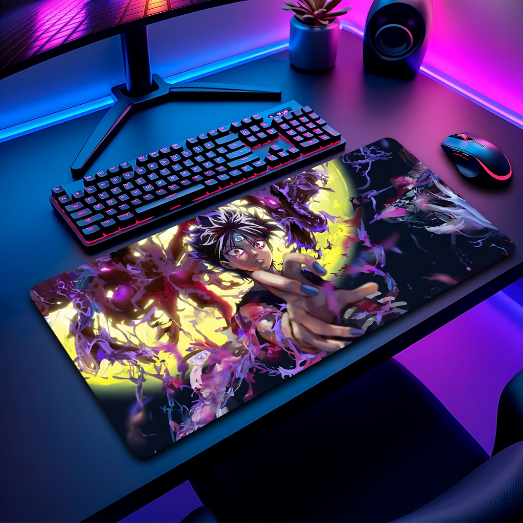 Mouse Pad Yuyu Rakur Gamer Antiderrapante Grande Diversas Estampas ...