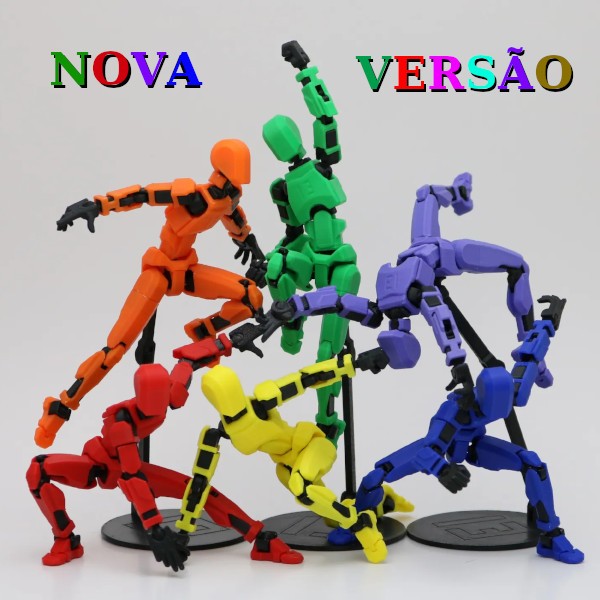 Boneco Totalmente Articulado para Montagem Brinquedos de Menino Ação ...