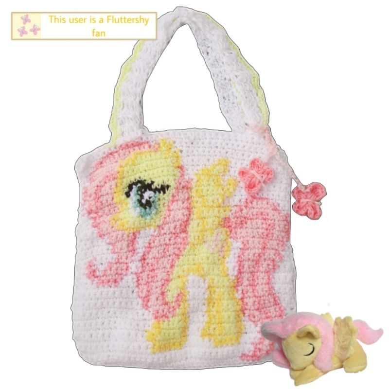 bolsa mlp my little pony ecobag totebag bolsa de ombro fluttershy ...