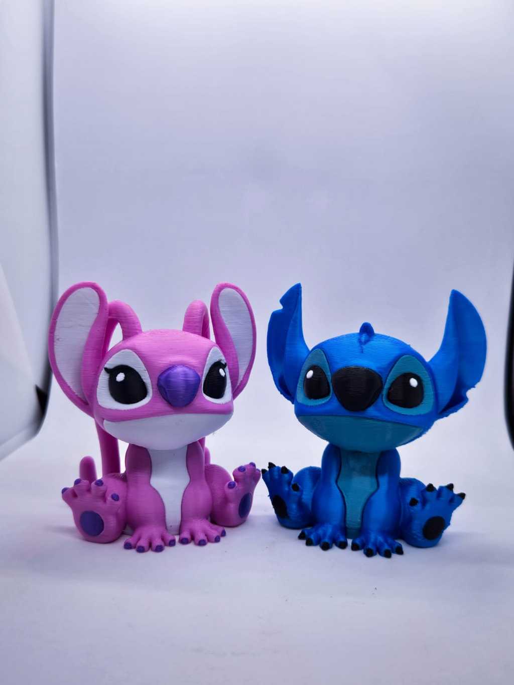 Miniatura Angel ou Stitch, o Casal De Aliens Fofos | Shopee Brasil