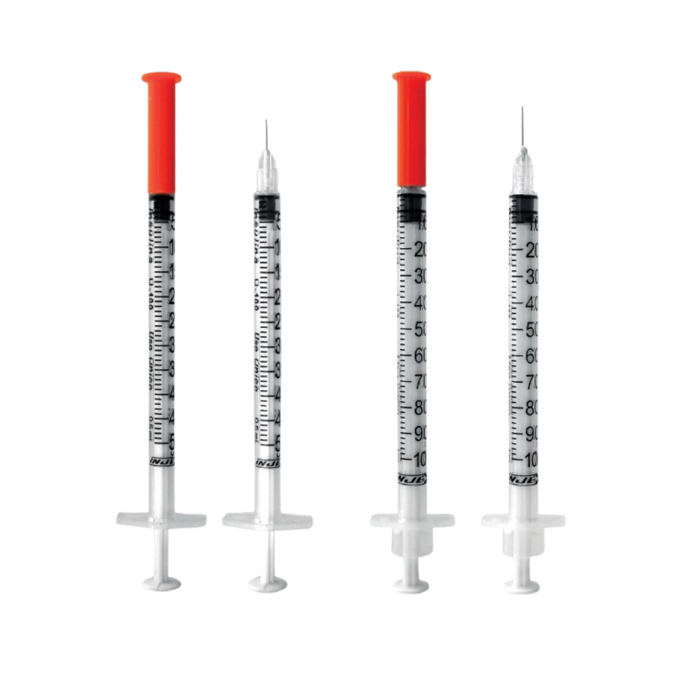 Seringa Insulina Agulha 6,0x0,25mm 31g 05 ml ou 1ml STILLY LINE Injex ...