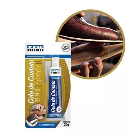 Cola Contato Sapateiro 30g Blister Tekbond | Shopee Brasil
