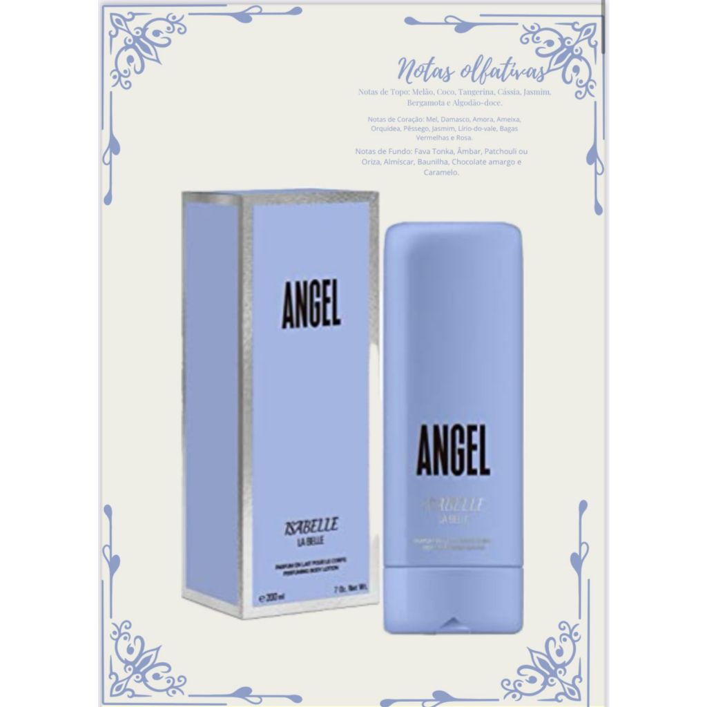 Isabelle La Belle Creme Corporal Hidratante Angel, 200ml | Shopee Brasil