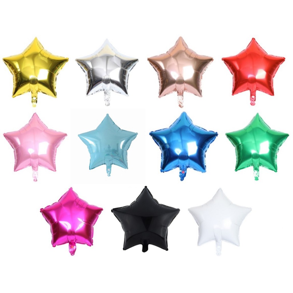 Balão Metalizado Estrela 10 Polegadas 22cm | Shopee Brasil