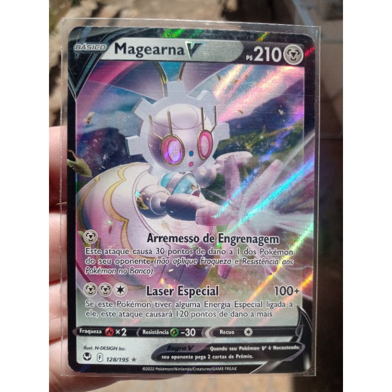 Carta Pokémon Magearna V Original Copag | Shopee Brasil