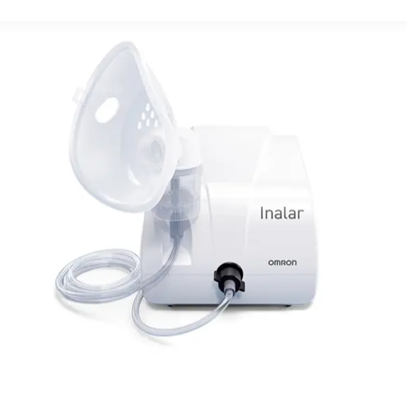 Inalador Nebulizador Compressor Inalar Compact Omron Ne C701 Cor Branco ...