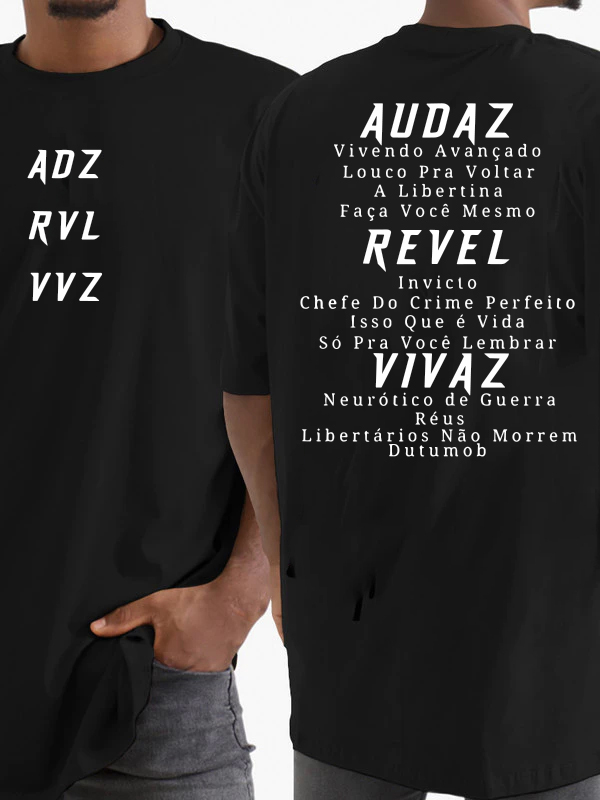 Camiseta Filipe Ret Unissex Album Audaz Rapper Brasileiro Vivaz ...