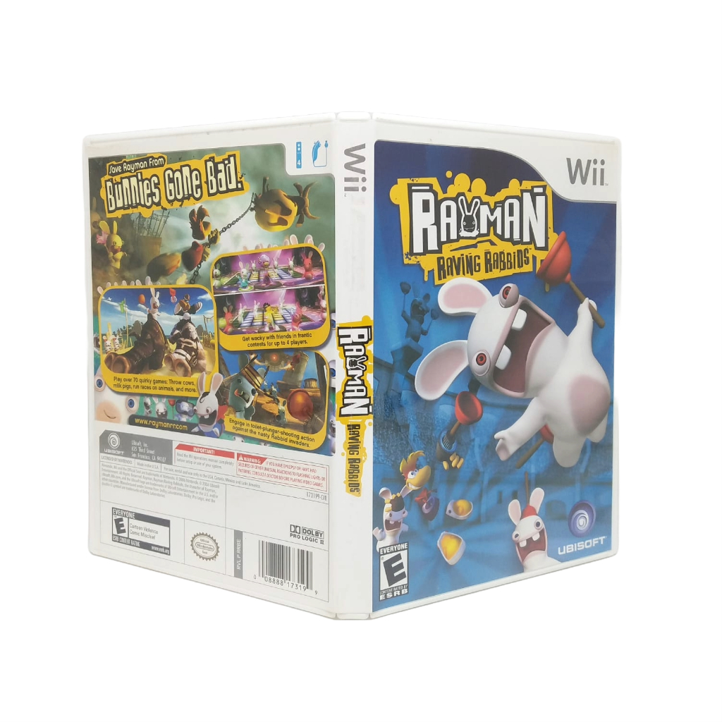 Jogo de Nintendo Wii - RAYMAN RAVING RABBIDS | Shopee Brasil