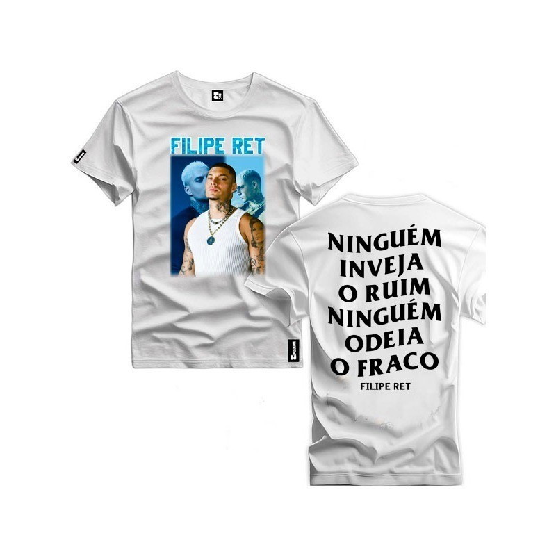 Camiseta FILIPE RET F/C Camisa Streetwear Algodão Estampada | Shopee Brasil