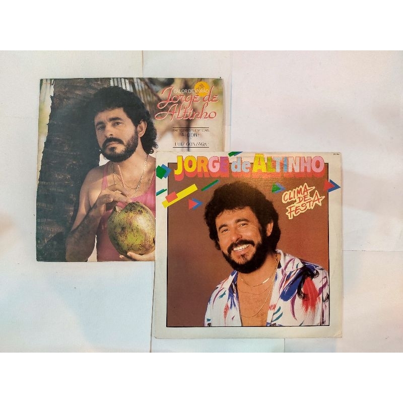 2 LPs/Vinil Jorge de Altinho: Calor de Verão e Clima de Festa | Shopee ...