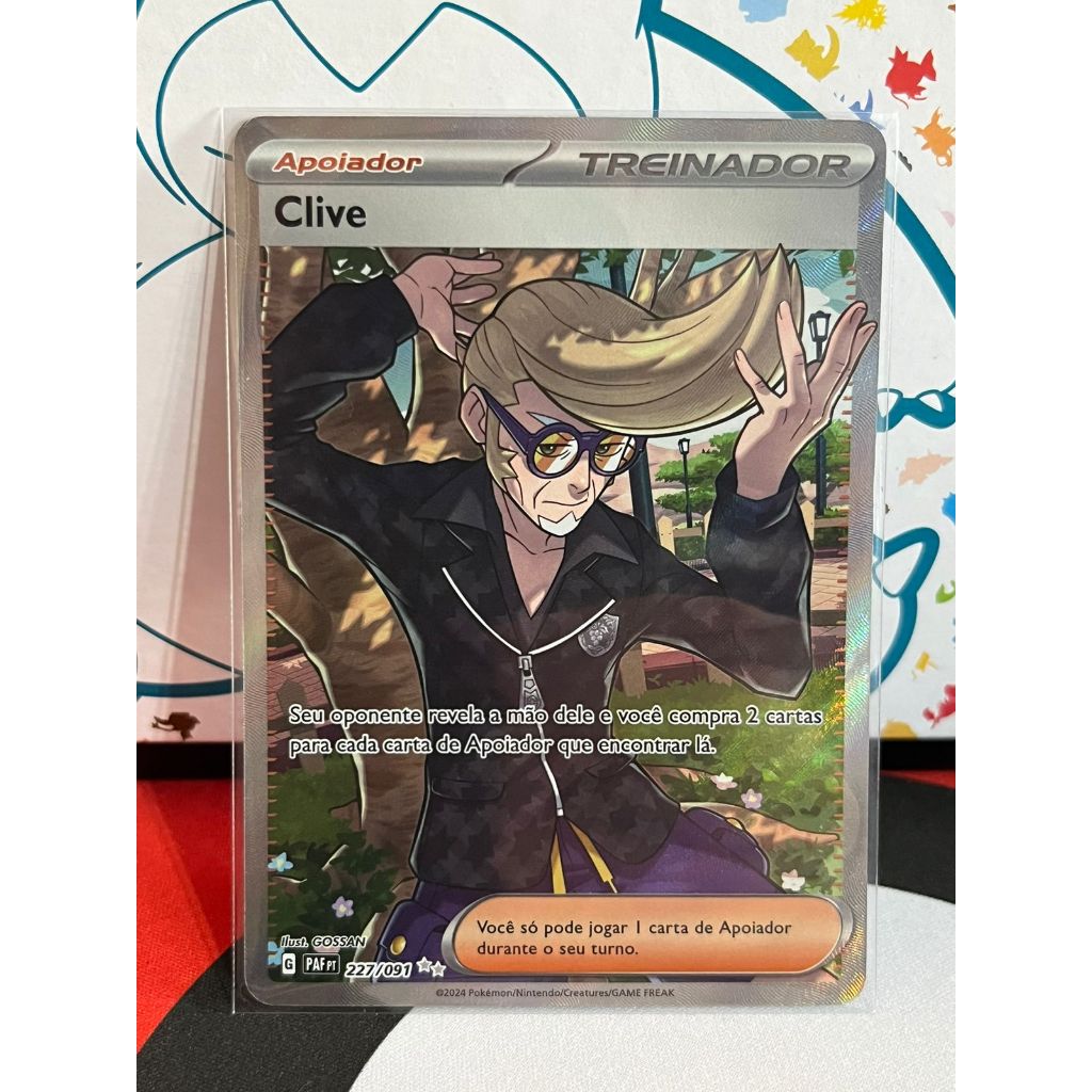 Carta Treinador Pokémon Clive Full Art | Shopee Brasil