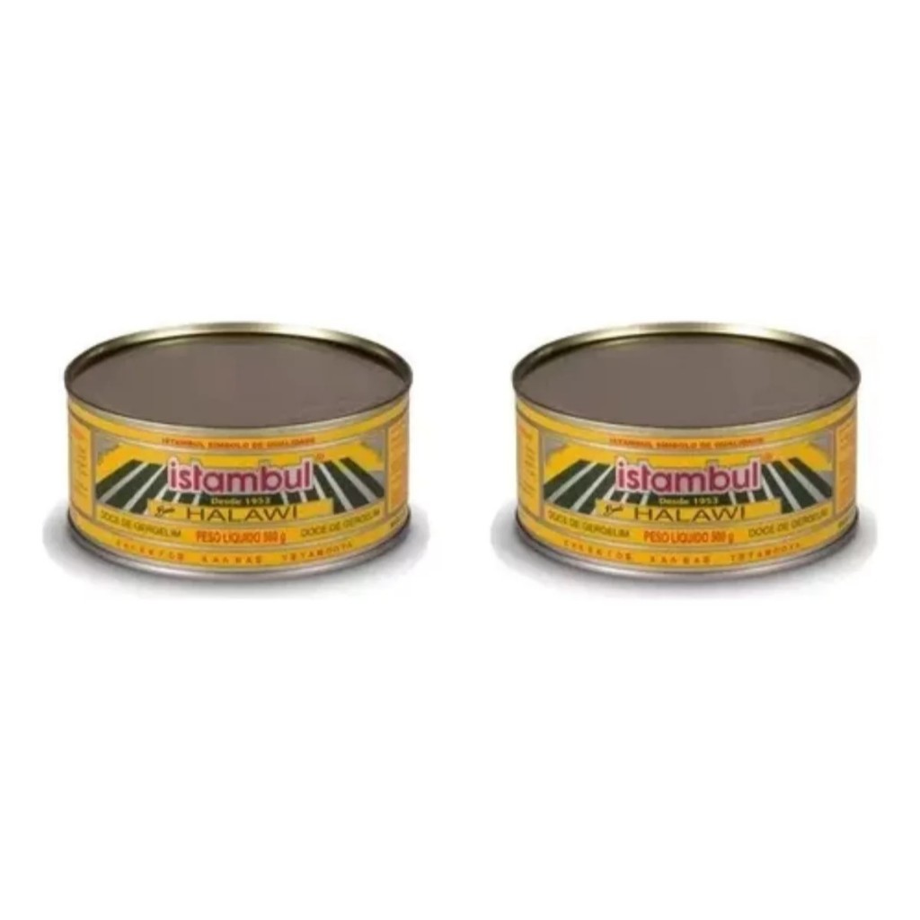 2 Halawi Tradicional Istambul Lata 500 | Shopee Brasil