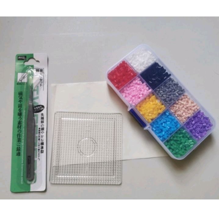 Kit Perler beads 2,6mm, 4500mil peças - Pixel Art Hama beads | Shopee ...