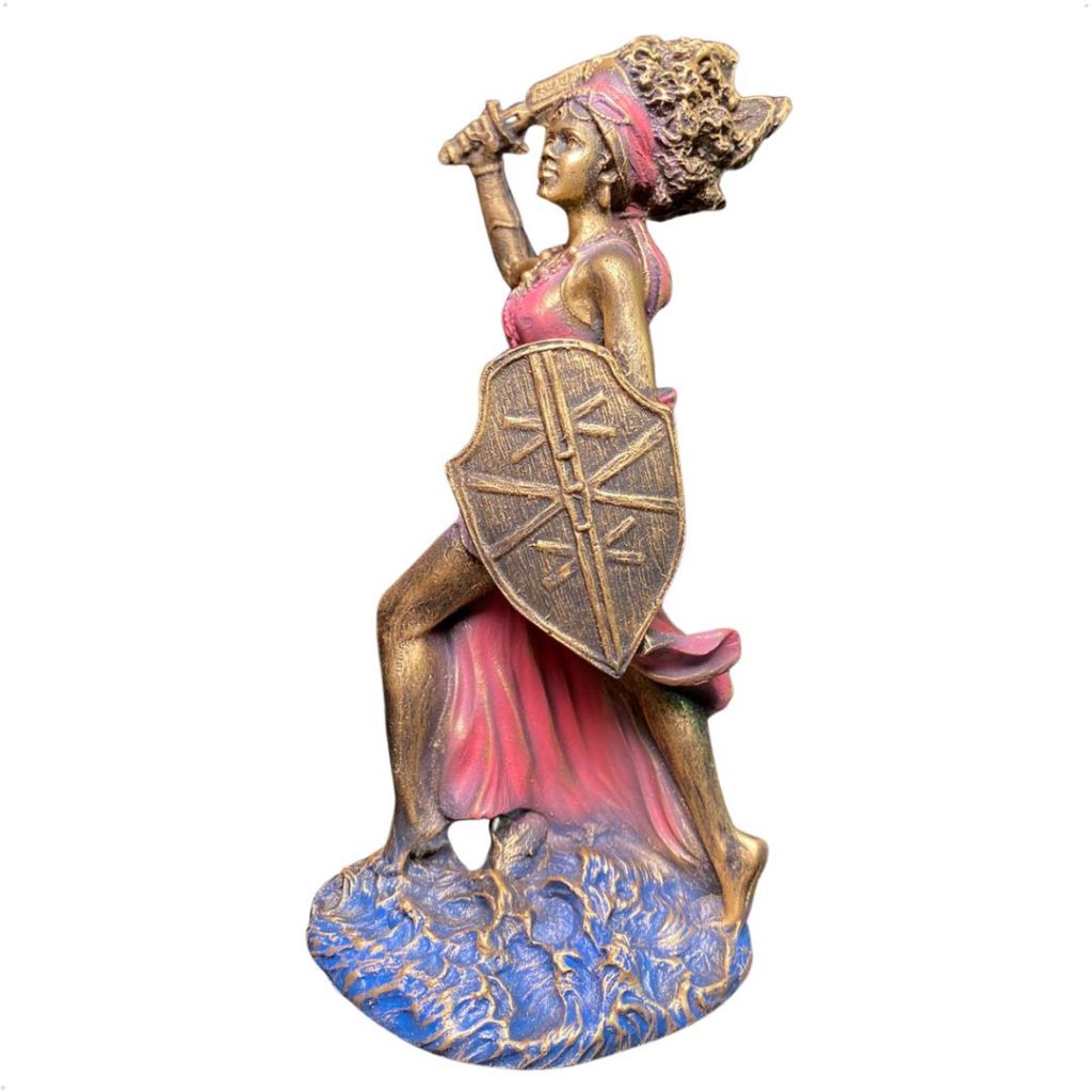 Oba (D) 21cm - Resina - Imagem Umbanda Candomble | Shopee Brasil