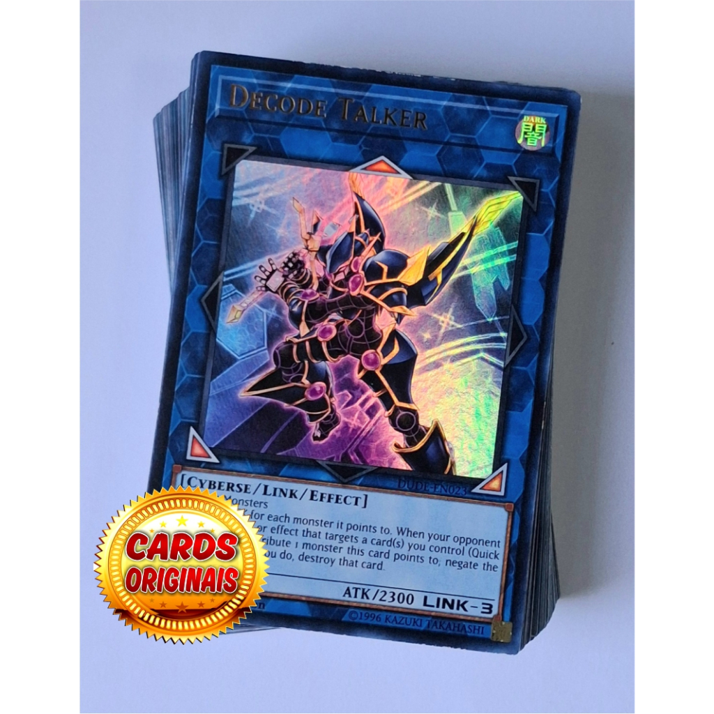 Yugioh Deck Cyberse - Decode Talker - Cartas Originais | Shopee Brasil