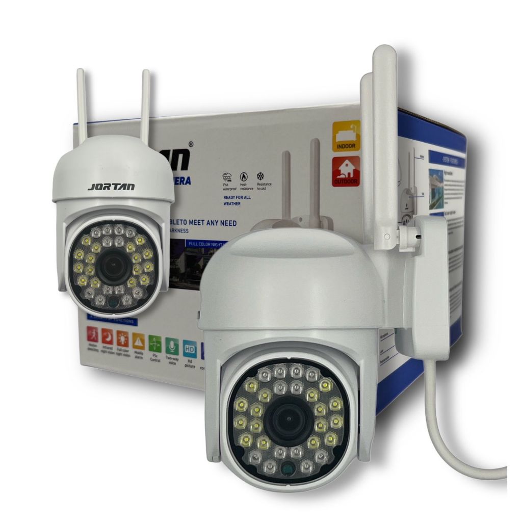 Câmera Wi-Fi Jortan Full HD com Visão Noturna e Proteção IP66 | Shopee ...
