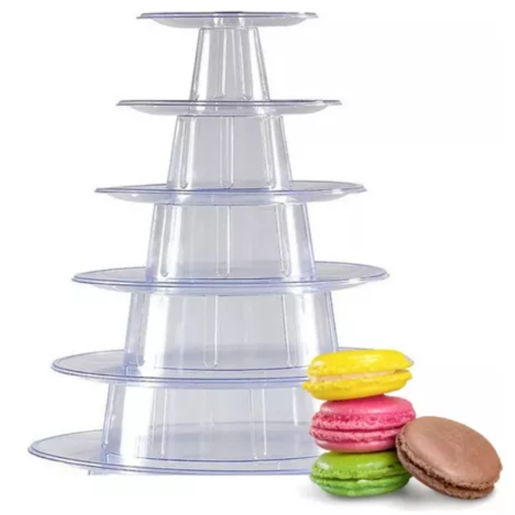 Torre para Macarons 6 Pisos (95 Mararons) 1 Unidade - San Felipo | Shopee Brasil